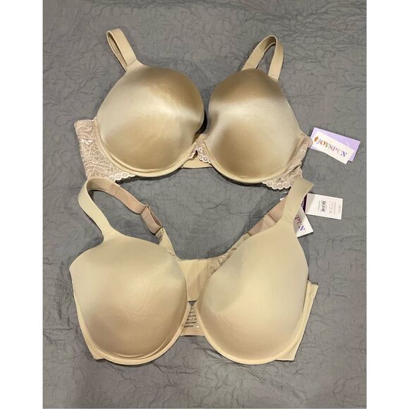 Joyspun | Intimates & Sleepwear | Joyspun Beige Bra Bundle 2 New 44d ...